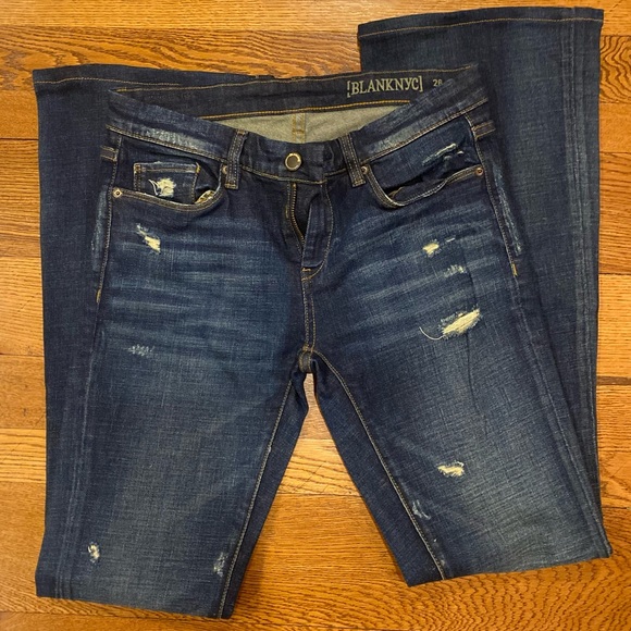 Blank NYC | Jeans | Blank Nyc Distressed Flare Wide Leg Jean ...